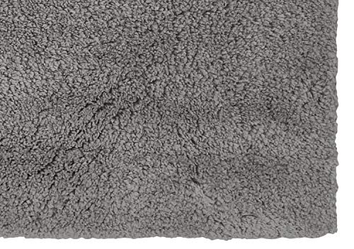 Better Trends Micro Collection Bath Mats - Soft Rug, Plush Rug, Absorbent Bath Mat, Tufted Rug, 100% Polyester Rug for Bathroom Floor, Shower & Sink Bath Mat Rug - 17" x 24" Rug, L. Gray