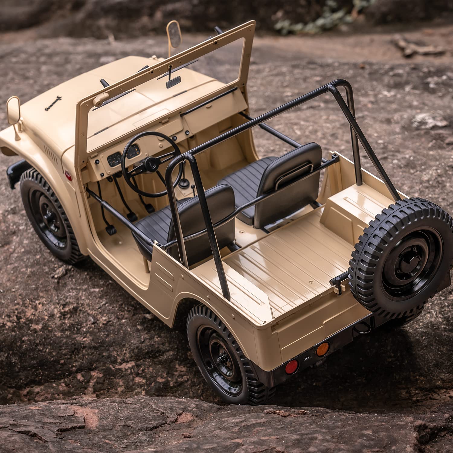 Fms 1/6 Jimny LJ10 RC Crawler 4WD 15KM/H Official Licensed Model Car Hobby Grade Remote Control Vehicle with LED Lights 4-Ch 2.4GHz Transmitter Included for Boys and Adult…