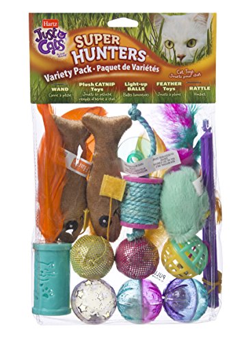 Hartz Just For Cats Super Hunters Toy Variety Pack