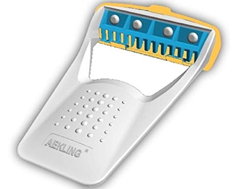 AEKLING - 25 COUNT Disposable Skin Blade/Prep Razor, Stainless Steel & Platinum Coated