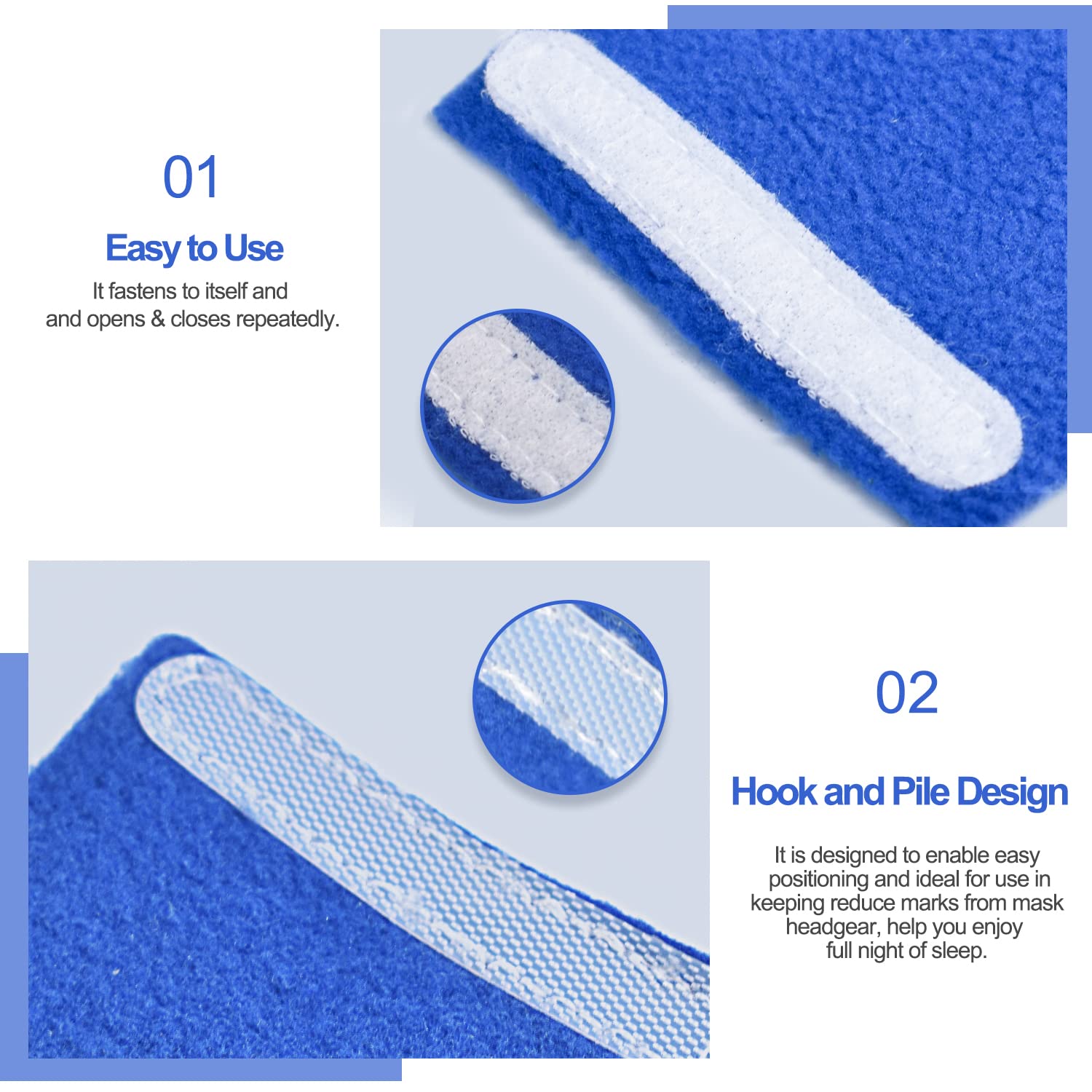 8Packs Strap Covers - Headgear Strap Covers Compatible with N20, Super Comfort Pads - Reduces Redness & Pressure Marks