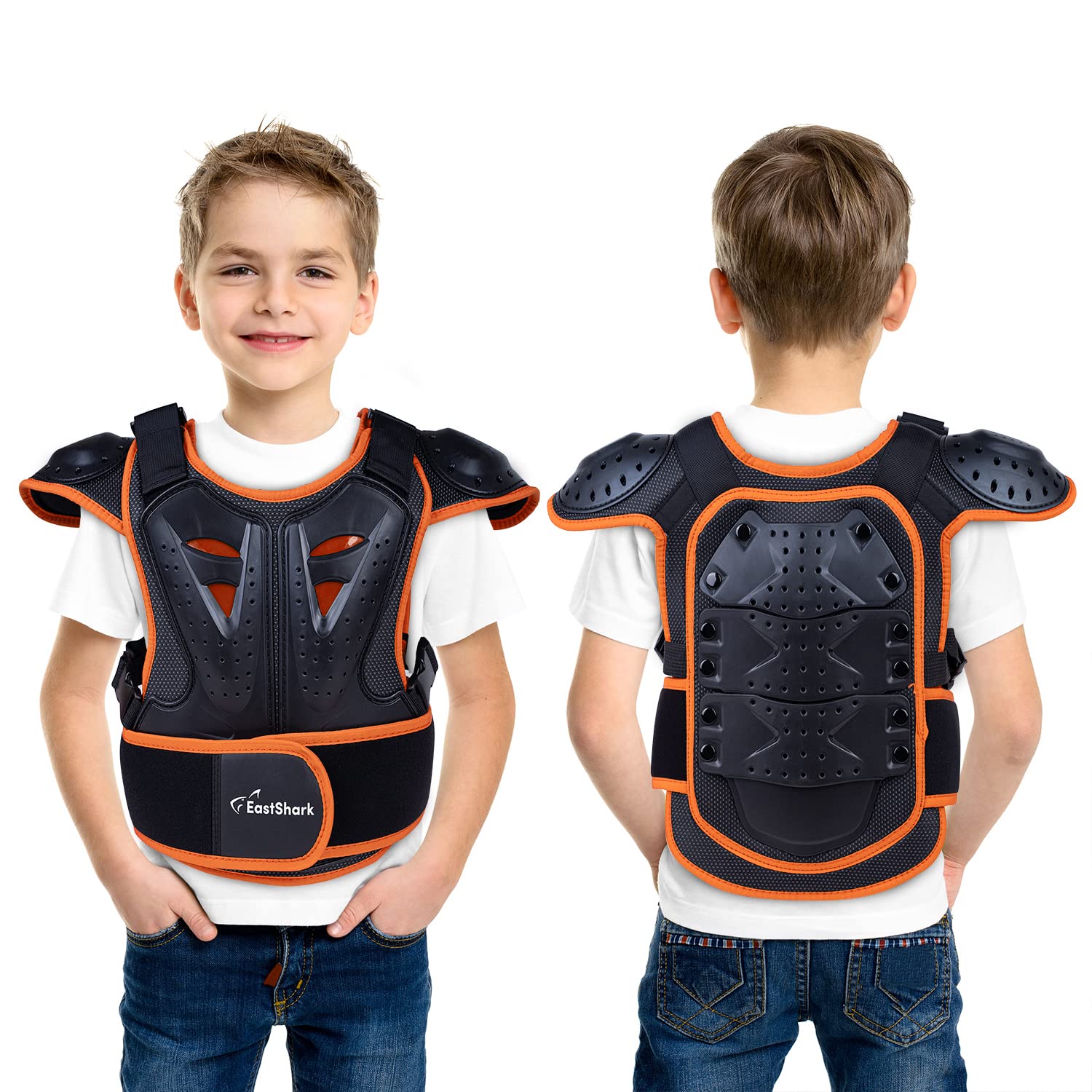 Eastshark Kids Dirt Bike Body Chest Spine Protector Vest Protective for Mountain Biking Cycling Kids Dirt Bike