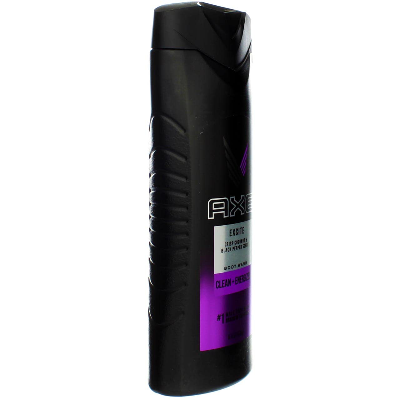 AXE Body Wash 12h Refreshing Scent Excite Crisp Coconut & Black Pepper with 100% Plant-Based Moisturizers 16 oz