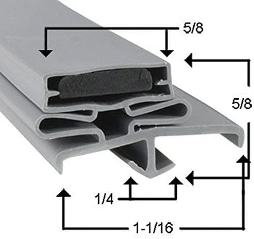 Passeal β 66237-7 Door Gasket Size - 21 1/4 x 27 7/8 - Perlick Door Seal for Cooler or Freezer β Compatible with Perlick 66237-7 Refrigeration Gasket