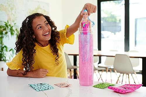Barbie Color Reveal Doll with 6 Unboxing Surprises, Rainbow Galaxy Series with Celestial Sparkle & Color Change