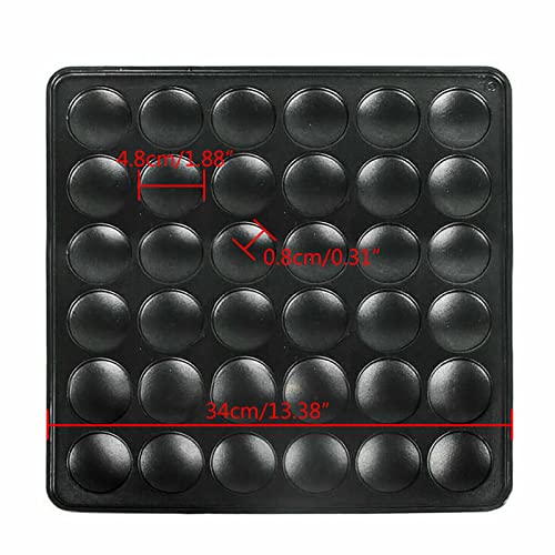 Commercial Pancake Maker, Mini Dutch Dorayaki Pancake Baker Waffle Maker Electric Muffin Making Machine 36 Holes Double Switch Non-stick Surface thermosta for Bakery Home and Kitchen (13.58*15.94*7.28inch)