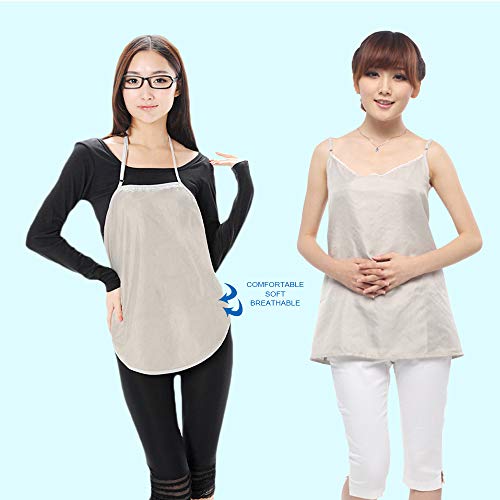 SUJUAN 79 by 59 Inches Silver Fiber Fabric RF/EMI/EMF/LF Blocking/Shielding Anti Conductive Stretch Fabric Suit for Making Pregnancy Clothes, Curtains, Sheets, Pillow, etc(Green)