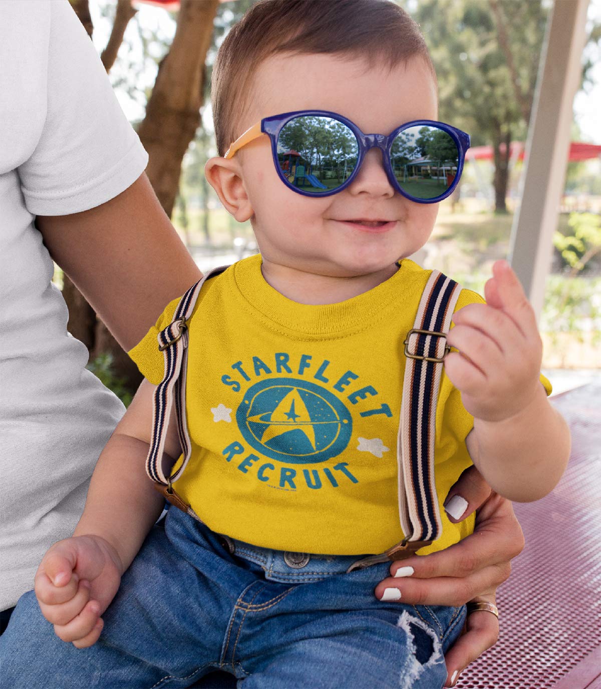 Popfunk Star Trek Recruit Stamped Baby Onesie Bodysuit, 6 Months