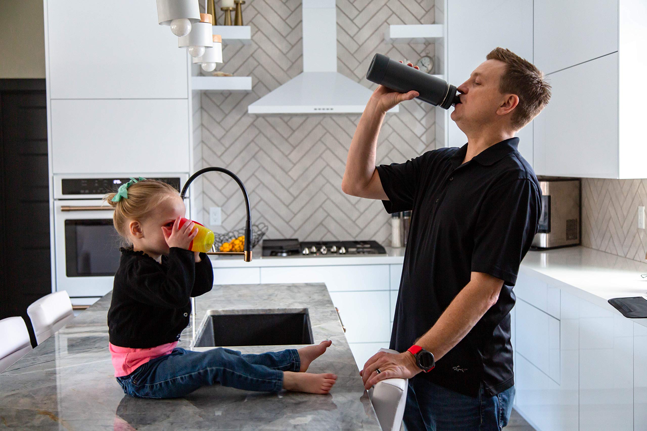 O-Sip! Silicone Sippy Lids (Pack of 3) - Spill-Proof Fun for Families! - BPA-Free, Fits on Glasses, Mason Jars & Cups - Reusable, Durable, & Kid-Friendly (Colors: Red, Green, Blue) - ModFamily