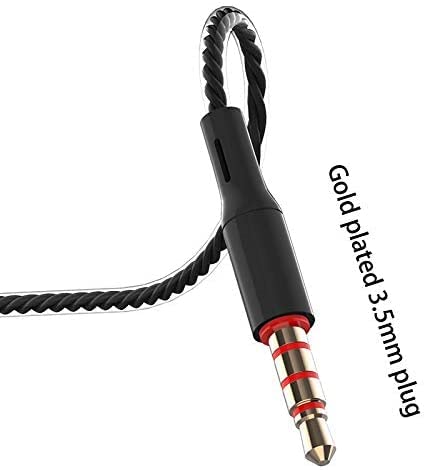 VPB Earbud Headphones with Remote & Microphone, in Ear Earphone Stereo Sound Noise Isolating Tangle Free for iOS and Android Smartphones, Laptops (Mixed Color 4 Pairs)