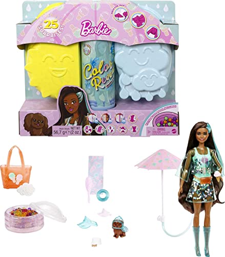 Barbie Color Reveal Doll with 7 Surprises, Color Change and Accessories, Ice Cream Series, styles may varyââ