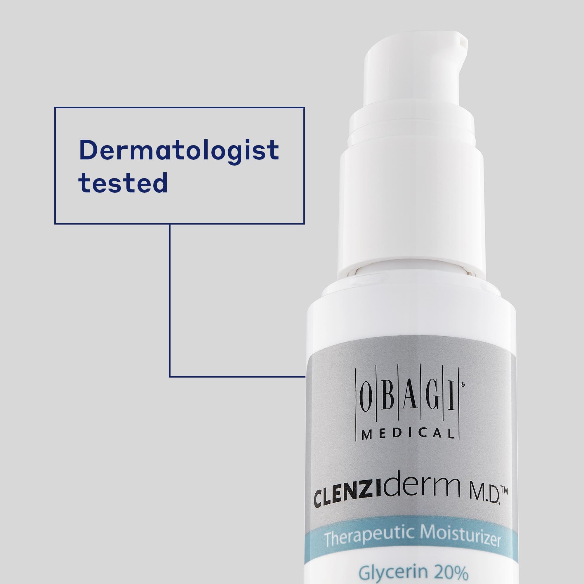 Obagi CLENZIderm M.D. Therapeutic Moisturizer β Hydrates, Soothes, Calms & Protects the Skin During Acne Treatment β 1.7 oz