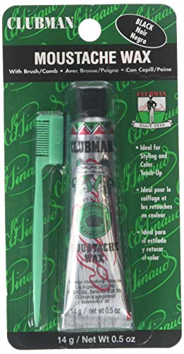 Clubman Moustache Wax Black 0.50 Oz (Pack of 2)