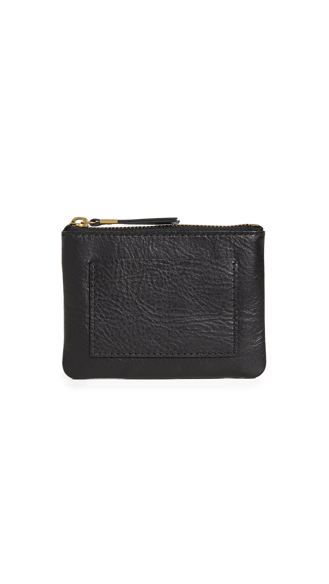 Madewell The Leather Pocket Pouch Wallet True Black One Size