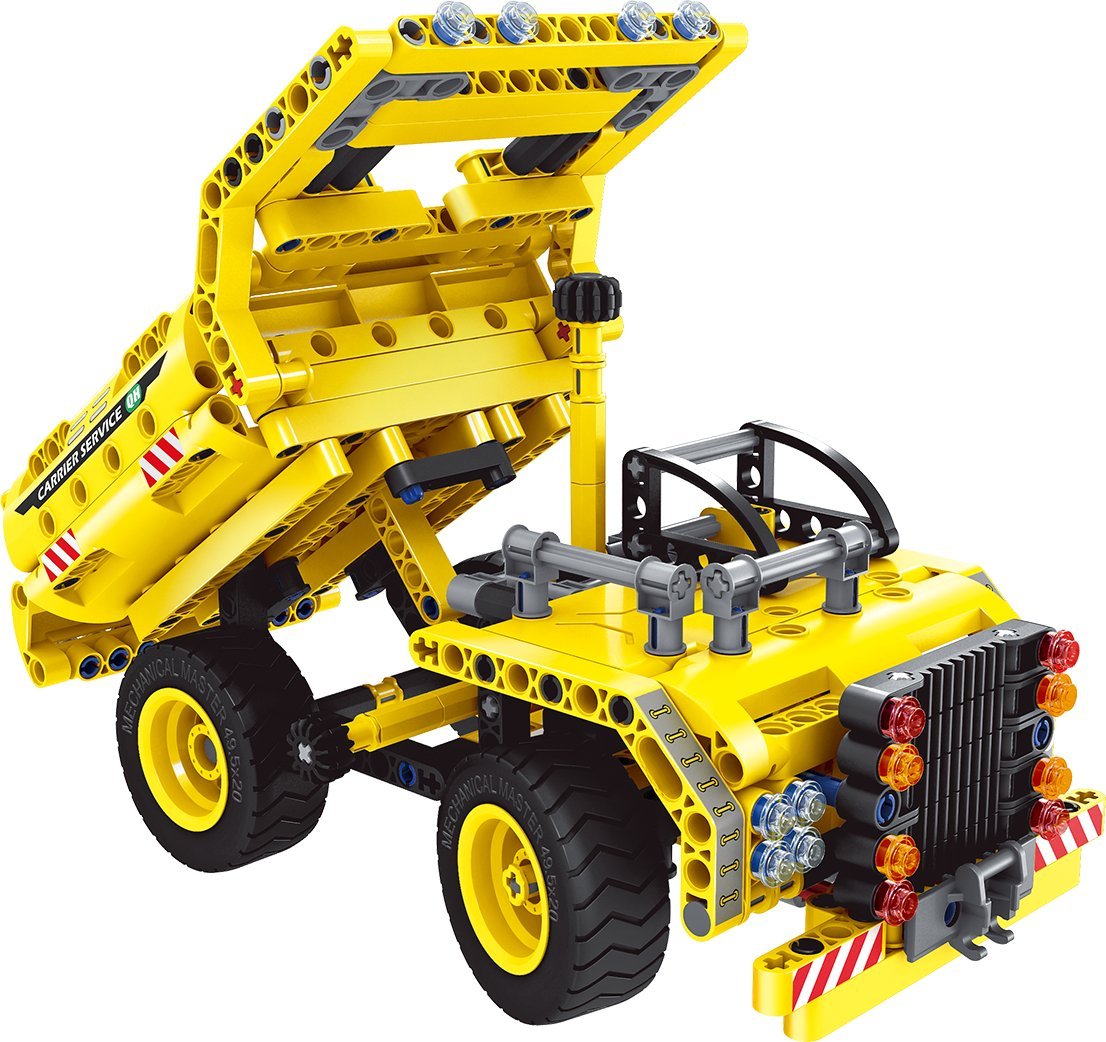 Oakkart STEM Toys Building Sets for Boys 8-12 Build 2in1 Dump Truck or Airplane Construction kit Engineering Sets for Boys STEM Building Set for Kids