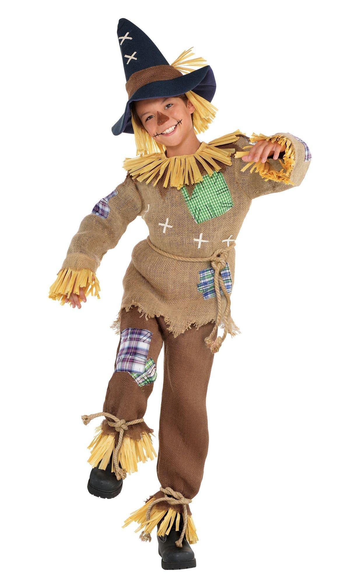 Boys Friendly Scarecrow Costume, Medium - 8-10, 1 Pc