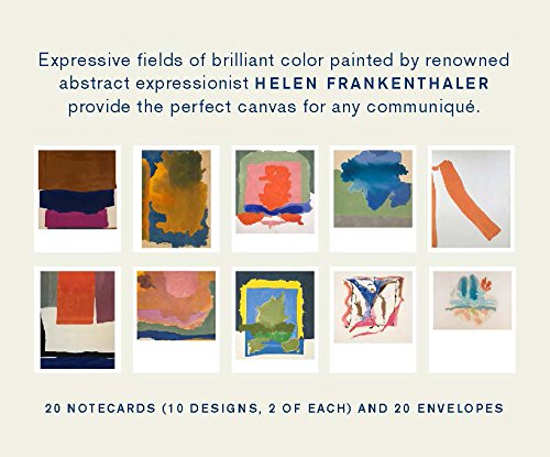 Helen Frankenthaler Notes: 20 Notecards and Envelopes (Abstract Art Stationery, Famous Artist Note Cards)