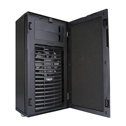 Fractal Design Define R5 - Mid Tower Computer Case - ATX - Optimized for High Airflow and Silent - 2X Fractal Design Dynamic GP-14 140mm Silent Fans Included - Water-Cooling Ready - Black