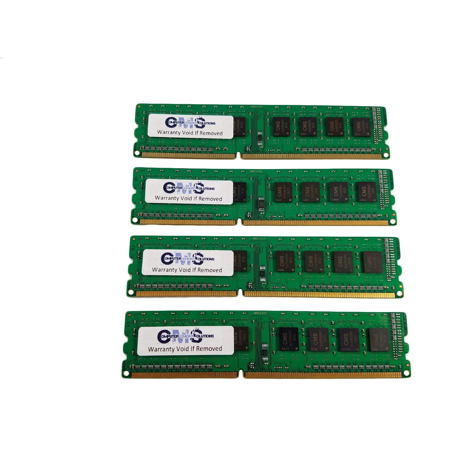 CMS 32GB (4X8GB) DDR3 12800 1600MHz Non ECC DIMM Memory Ram Upgrade Compatible with Dell® Optiplex 9020 Mt/Sff/Usff - C7