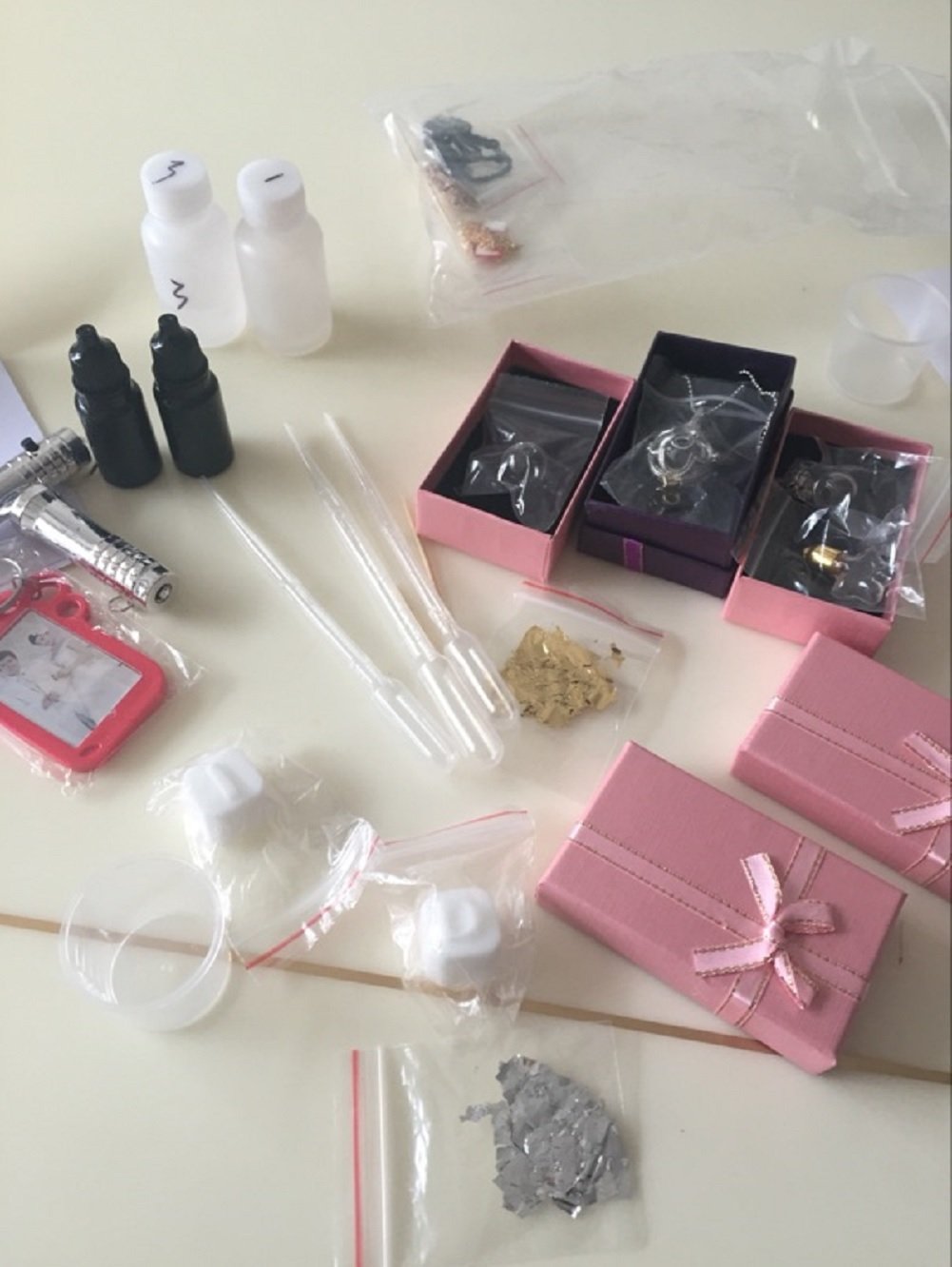 female 3 Style DIY Breast Milk Breastmilk Pendant Necklace Jewelry Making Keepsake Kit (3)