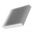 Aluminum Heatsink Cooling Heat Sink Circuit Board Cooling Cooler Fin for CPU Amplifier PCB 150x120x20mm (White)