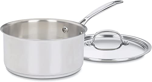 Cuisinart 7-Piece Cookware Set, Chef's Classic Stainless Steel Collection, 77-7P1