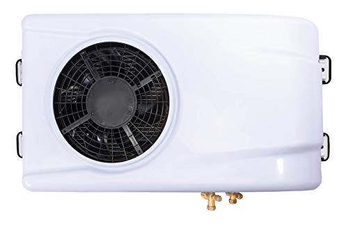 ACDC 12V Air Conditioner and Reverse Cycle Heat Pump, Battery Powered, 6000 BTU, 20 SEER, R134A Refrigerant Pre-filled, Mini-Split A/C with 10ft Rubber Hose and Complete Installation Kit