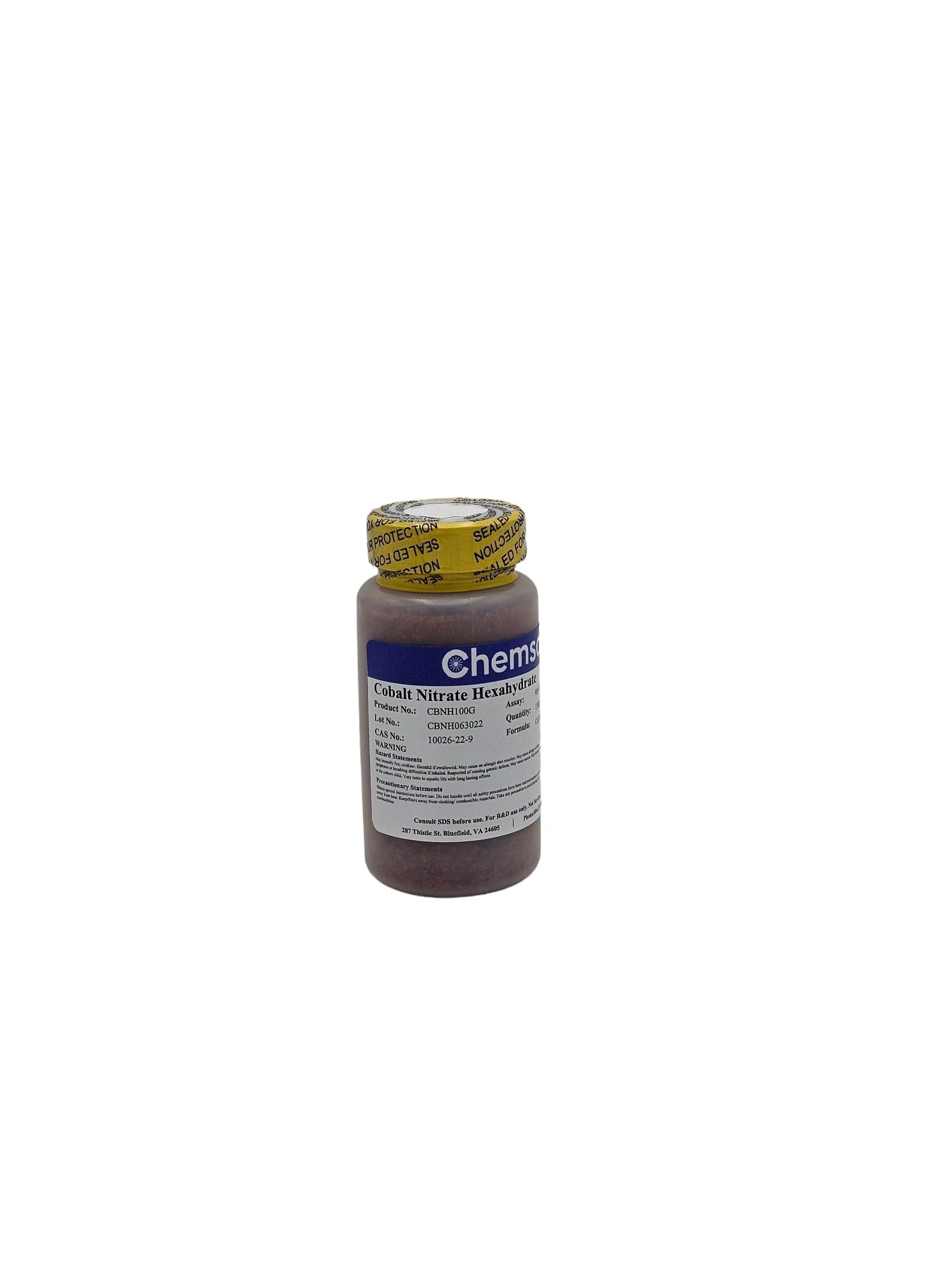 Cobalt Nitrate Hexahydrate, 99.9+%, 100g