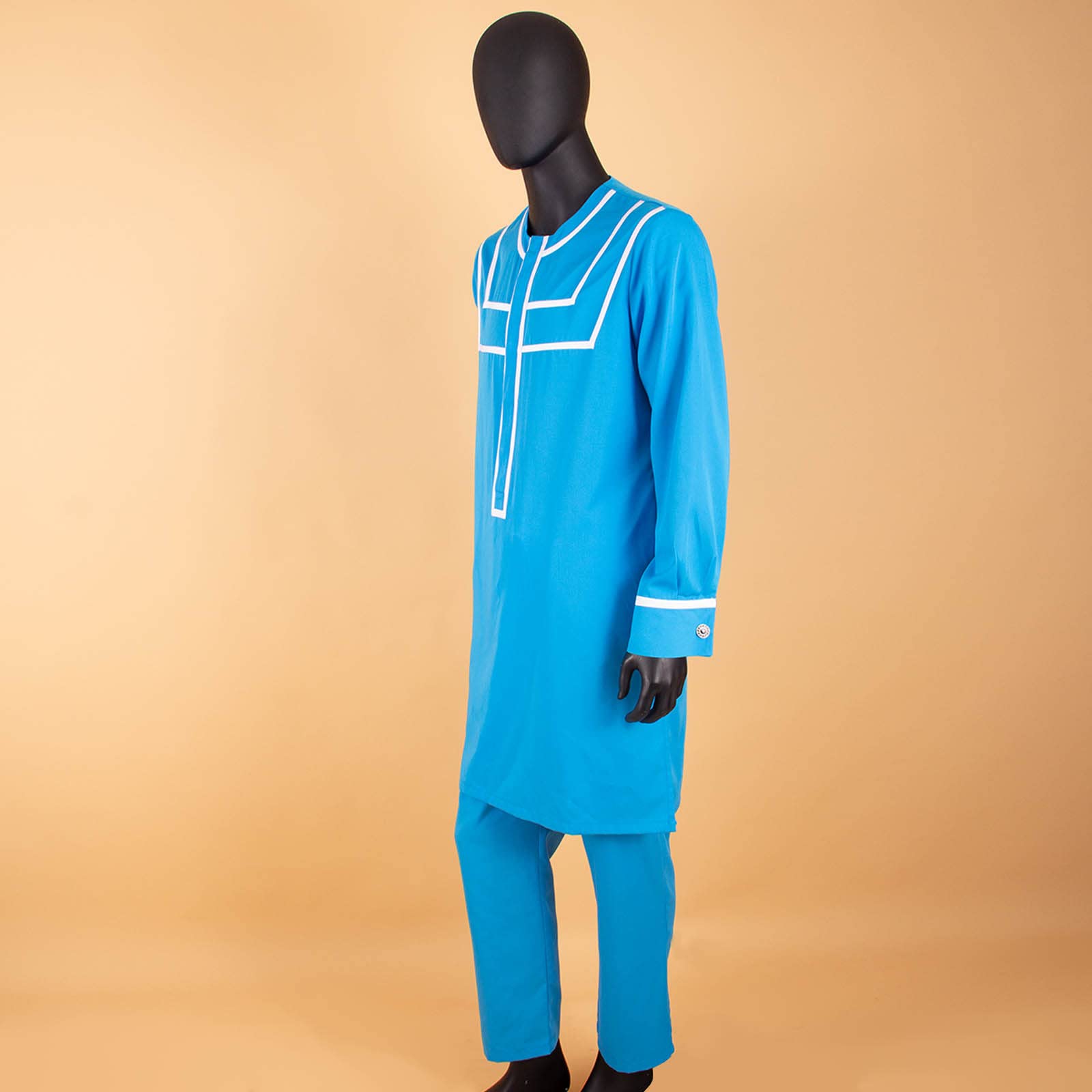 African Clothing for Men Dashiki Mens Outfits Shirts+ Ankara Pants Set Tracksuit Men Tribal Attire 12 11 S