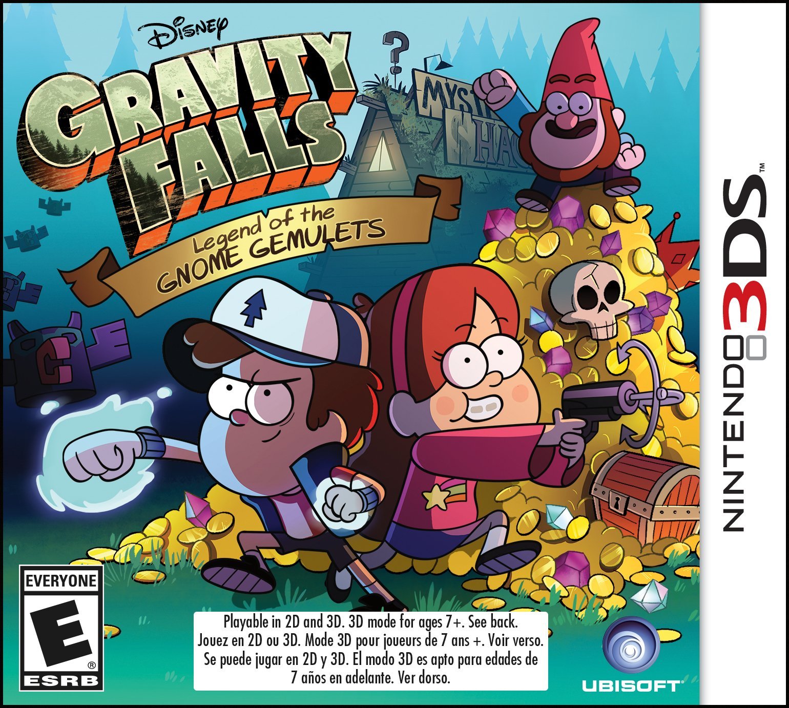 Gravity Falls: Legend of the Gnome Gemulets - Nintendo 3DS Standard Edition (Renewed)