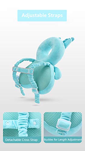 Head Safety Protector Pad for Baby Toddler Walker,Infant Talking Head Protection Backpack Cushion (Yellow Duck)