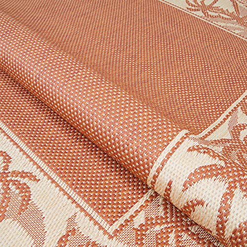 Couristan Recife Island Retreat Indoor/Outdoor Area Rug, 7'6", Terracotta-Natural