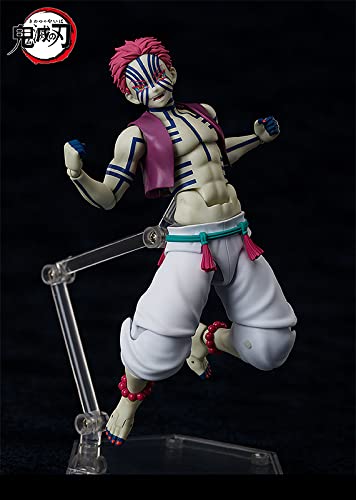 FREEing Demon Slayer: Kimetsu no Yaiba: Akaza Figma Action Figure, Multicolor