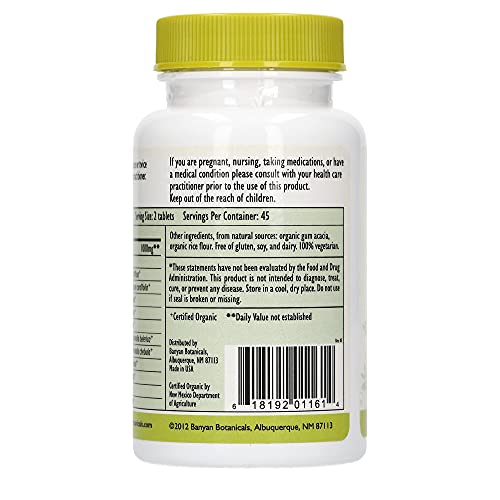 Banyan Botanicals Heart Formula – Organic Herbal Heart Health Supplement with Hawthorn Berry and Guduchi – Supports Proper Function of The Heart* – 90 Tablets – Non-GMO Sustainably Sourced Vegan