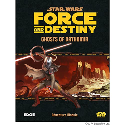 EDGE Studio Star Wars Force and Destiny Game Ghosts of Dathomir Expansion Roleplaying Game Strategy Game for Adults and Kids Ages 10 and up 2-8 Players Average Playtime 1 Hour Made