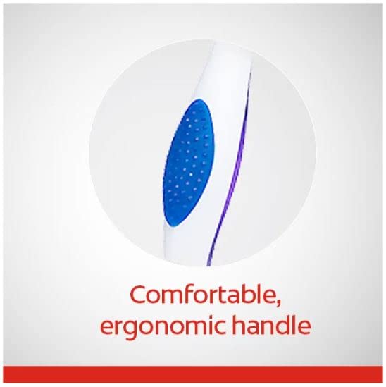 Colgate 360 4 Zone Whole Mouth Clean Manual Toothbrush, Soft (Pack of 3)
