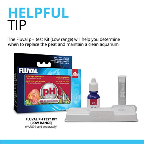 Fluval Aquatic Peat Granules, Chemical Filter Media for Freshwater Aquariums, Water Softener, 17.6 oz., A1465