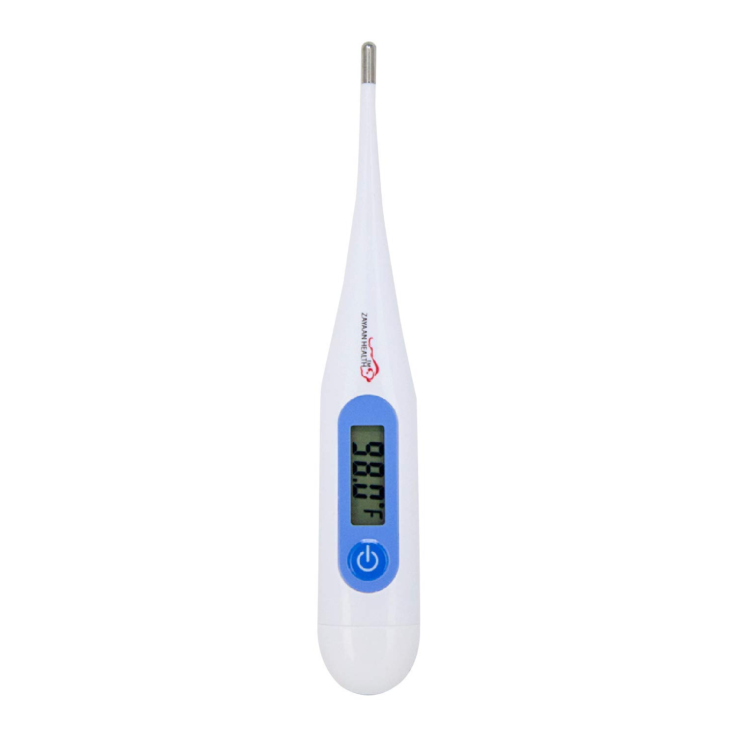ZAYAAN HEALTH Chroma Balance Instant Digital Thermometer | Instant Reading, Fever Alarm, Auto OFF, BLUE