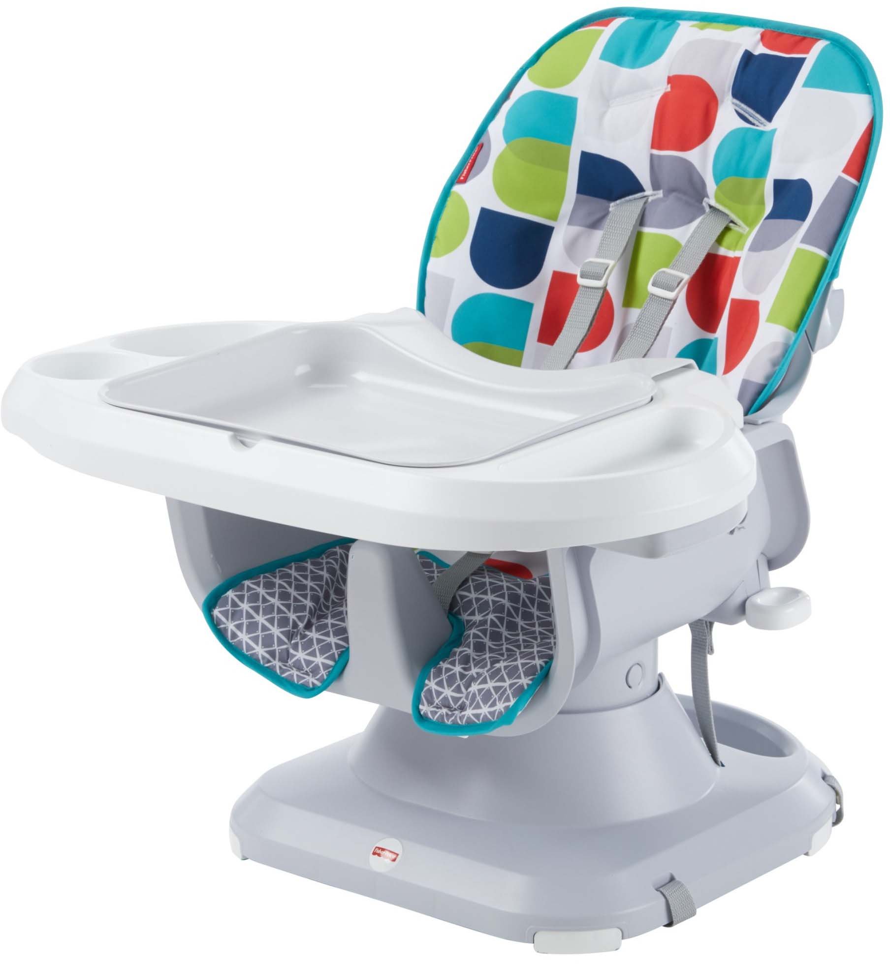 Fisher-Price SpaceSaver High Chair, Blue/Green
