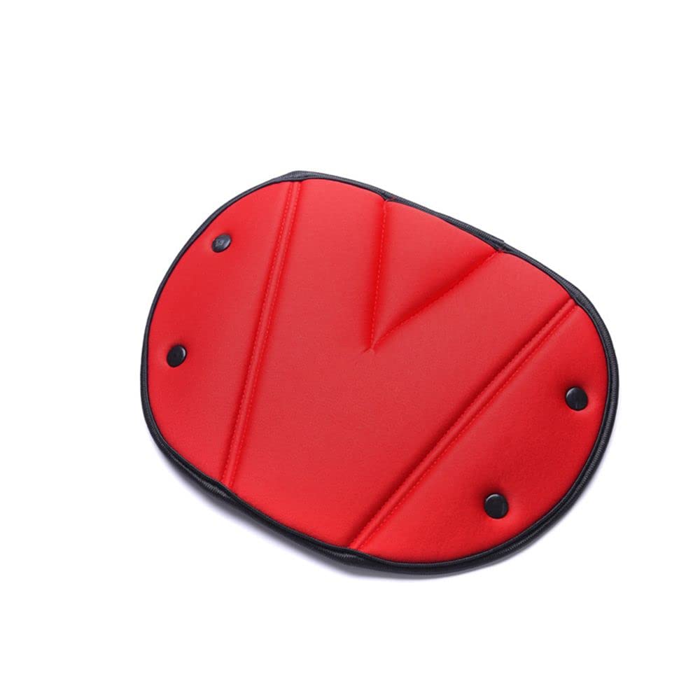 Baby Kids Holder Triangle Adjuster Clip Seat Belts Seat Cover Shoulder Harness Strap Car Safety Cover(red)