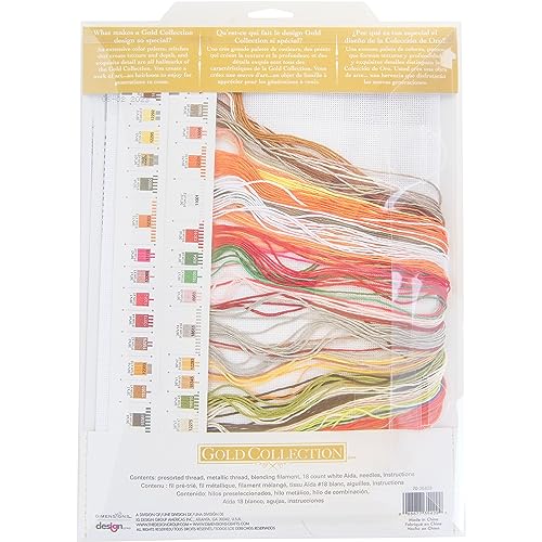 Dimensions Dancing Fall Fairy Counted Cross Stitch Kit, Multicolor 7 Piece