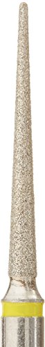 Crosstech Multi-Use Diamond Burs 859/012XF (1.2mm head size, 10.0mm head length), Friction Grip Shank, Extra Fine, Needles (Pack of 5)