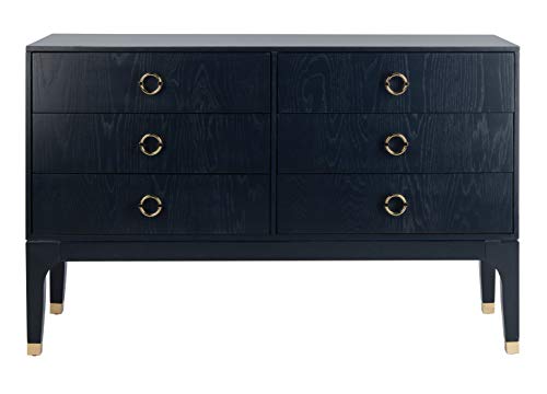 Safavieh Couture Home Lorna Navy 6-drawer Dresser
