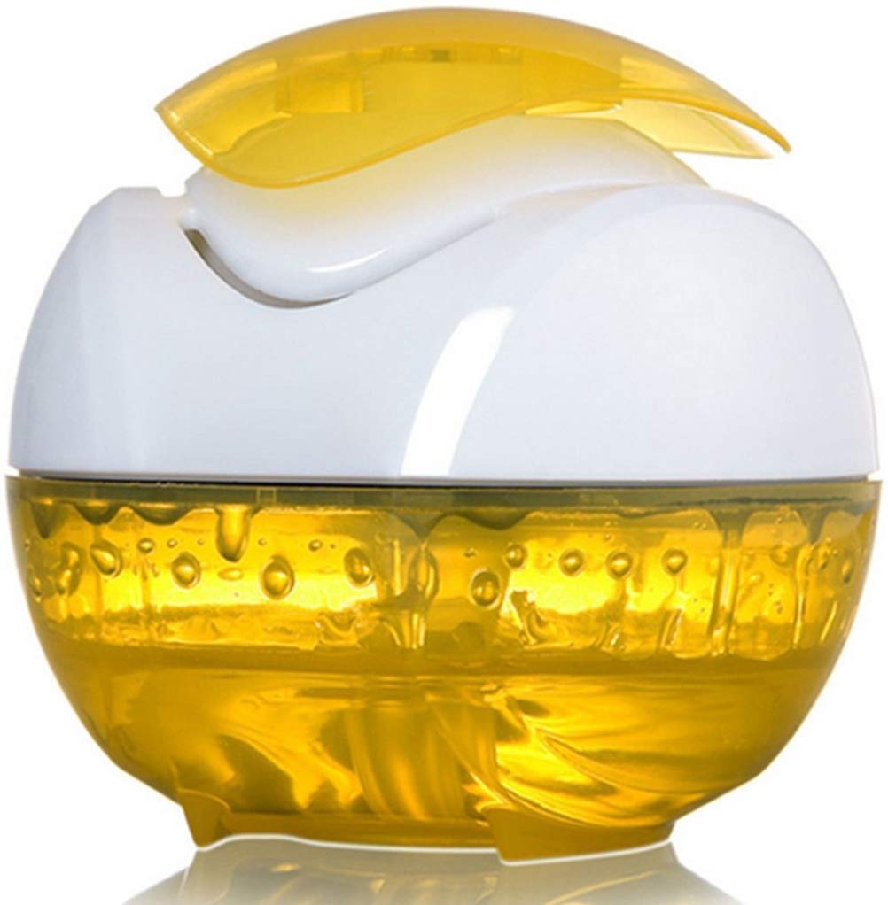 Agkey Cool Mist Humidifier Portable Mini Humidifier with Night Lights Super Quiet Humidifiers for Bedroom Baby Home Office Automatic Shut-Off Personal Desktop Humidifier (Yellow)