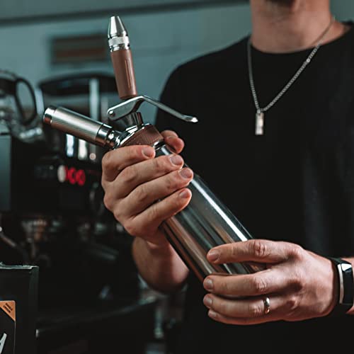 Hatfields London NitroPress Nitro Cold Brew Maker And Dispenser, Nitrogen Infuser, Cold Brew Kit with 10 Nitrogen Cartridges