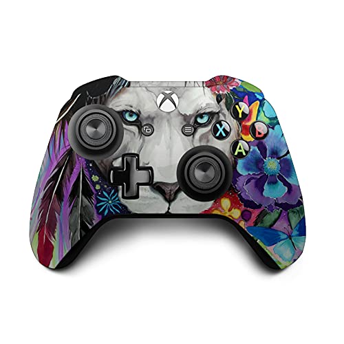 Head Case Designs Officially Licensed Pixie Cold King Of The Lions Art Mix Vinyl Sticker Gaming Skin Decal Cover Compatible With Xbox One X Console and Controller Bundle