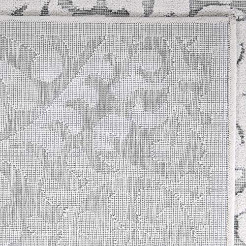 My Texas House by Orian Bluebonnets Area Rug, 5'2" x 7'6", Natural/Gray