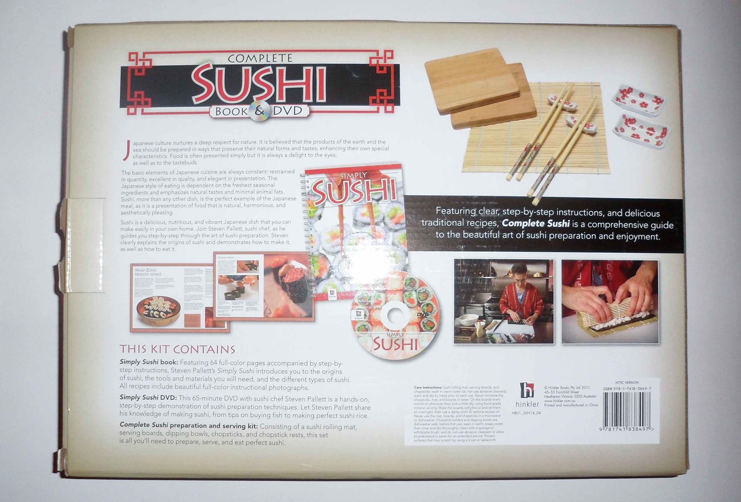 COMPLETE SUSHI BOOK AND DVD