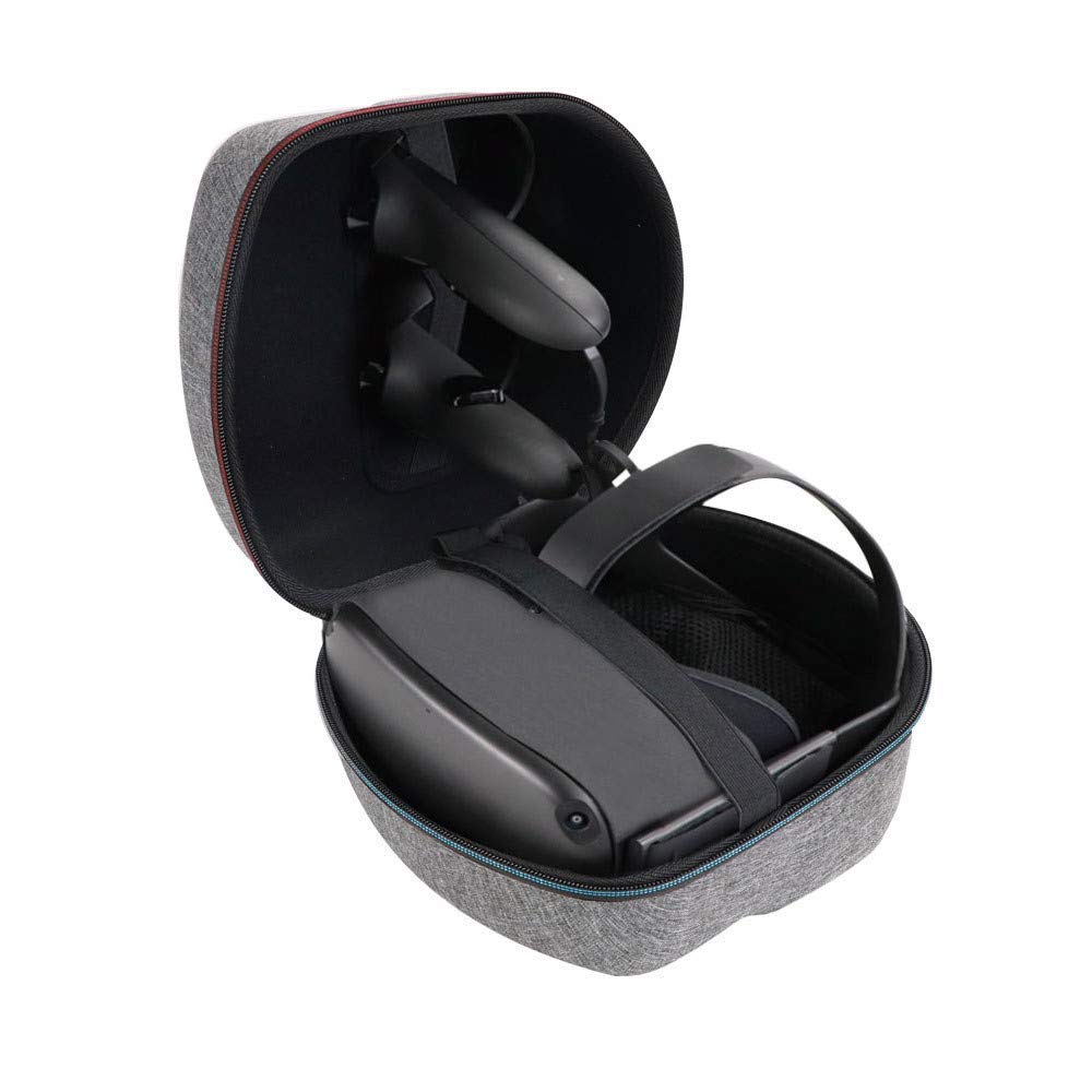 8VRCarrying case for Oculus Quest, All-in-one VR Gaming Headset Storage Case and Controllers 64GB 128GB Protective Travel Box (Gray)