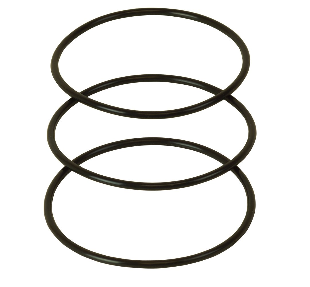 APEC Water Systems SET 3 Pcs 3.5" O.D. Replacement O-Ring For Reverse Osmosis Water Filter Housings, Black, O-RING-SET